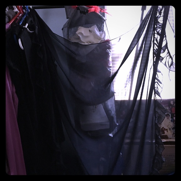 Swim | New Black Sheer Ruffled Cover Up Beach Bikini | Poshmark